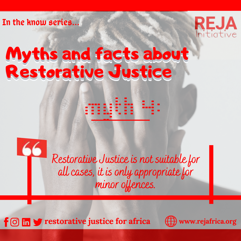 Myths and Facts about Restorative Justice – Rejafrica